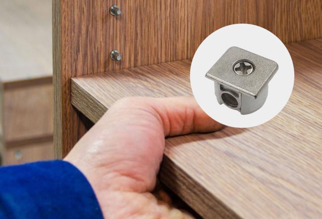 JH-4059 shelf support demonstration with weight capacity
