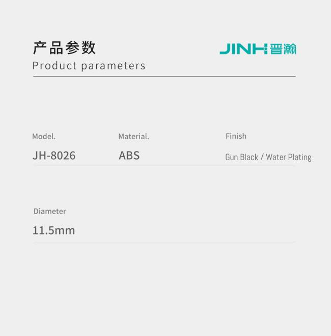 JINHAN screw cap cover size comparison