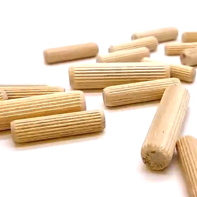 Application example of dowel pins in furniture assembly