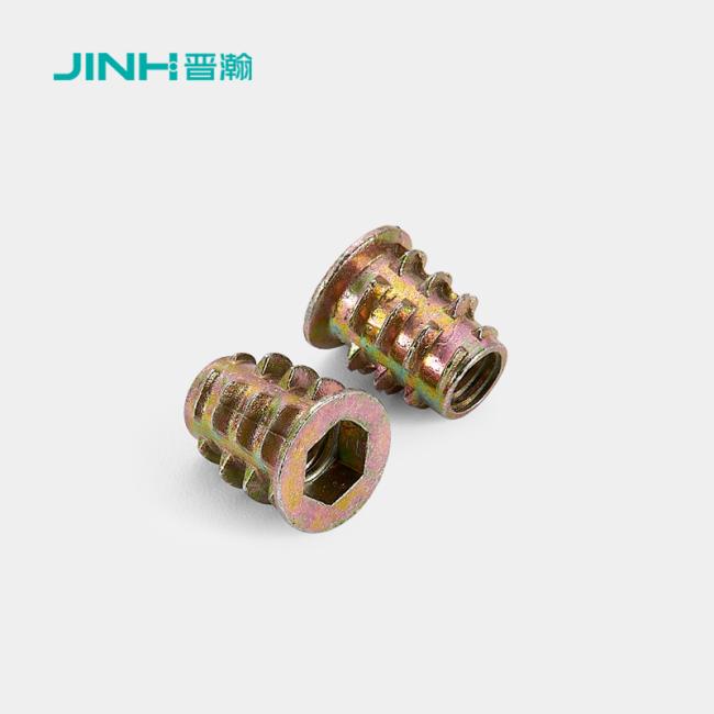 JINHAN Zinc Alloy Threaded Insert Nuts for wood