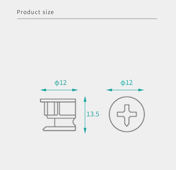 Quality Strong Connection Furniture Cam Lock And Nut ODM For Knockdown Furniture for sale
