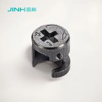Quality Black Nickel Plated Minifix Cam Lock Oem Flat Pack Furniture Hardware Solutions for sale