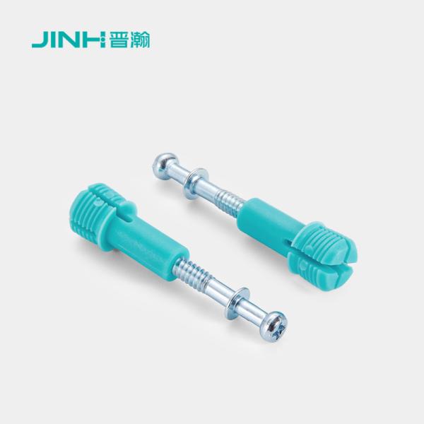 Quality Durable Minifix Connecting Bolts 3 In 1 Cold Rolled Steel Zinc Plated For for sale