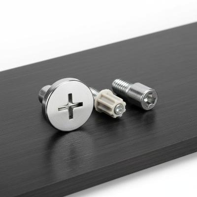 China Diameter 12mm Minifix Cam Lock specialized panel furniture manufacturing locking solution providing strength and ease for sale