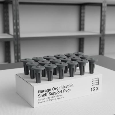 China Garage Organization Shelf Support Pegs Push in Installation Method 15 X Shelf Support Pegs Durable for Shelving Systems for sale