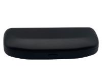 China Black Beige Inside PS Flocking Hard Case Eyeglass Case 158x62x35mm ABS for sale