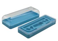 China Double Layer Clear Plastic Eyeglass Case for sale