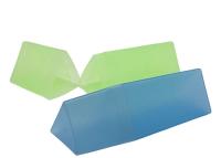 China PP Eco Friendly Triangle Glasses Case 158x47x47mm Custom Logo Optical Storage Box for sale