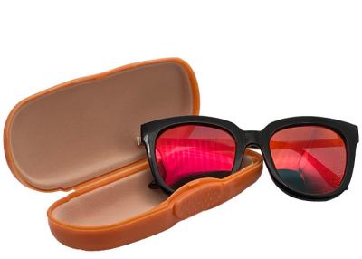Cina Logo Hard Plastic Eyeglass Case su ordinazione Eco amichevole in vendita