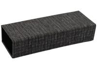 China Leather Wrapped Rectangular Foldable Spectacle Case Soft for sale