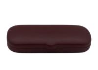 China Rust Red Slim Metal Glasses Case for Kids 155x60x33mm Iron Box for sale