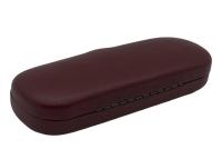 China Rust Red Slim Metal Glasses Case for Kids 155x60x33mm Iron Box for sale