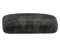 China Crocodile Pattern PU Metal Clamshell Glasses Case for sale