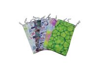 China Custom Printed Microfiber Cloth Pouch Drawstring Eyeglass Case 180x90mm for sale