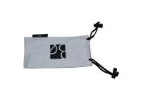 China Woven Lable Microfiber Cloth Pouch Double Side Drawstring for sale