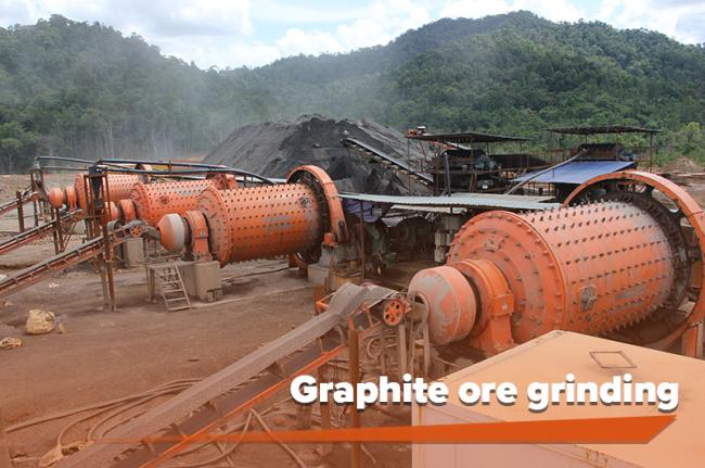 Graphite ore grinding production line