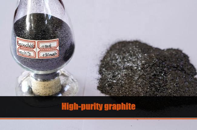 High purity graphite sample