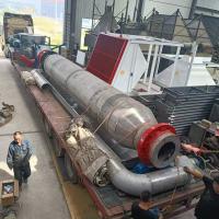 China Energy-Saving Induction Heating Rotary Dryer 4-6t/h Capacity 300kw Motor Power for sale