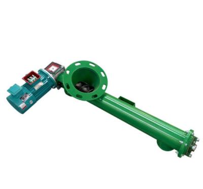 China Stainless Steel Spiral Conveyor 133mm for Cement Dry Powder for sale