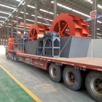 China Wheel Sand Washing Machine with 15-200t/h Capacity for Sand Washing and Grading Made of Carbon Steel for sale