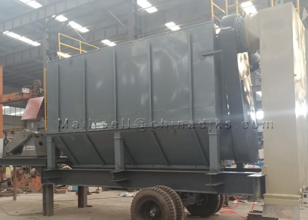 PLC 2450mm 300m2 Pulse Bag Filter Mobile Dust Collector
