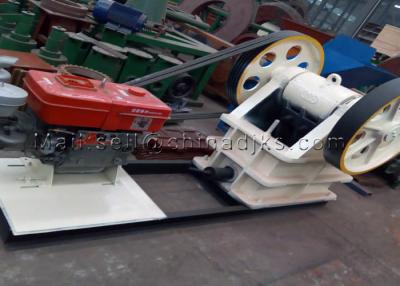 Cina pietra del mattone di 130mm che schiaccia il frantoio a mascella diesel di 35TPH 8HP in vendita