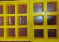 China 610mm x 610mm Polyurethane Screen Panel for Mining Dewatering and Industrial Screening Applications for sale