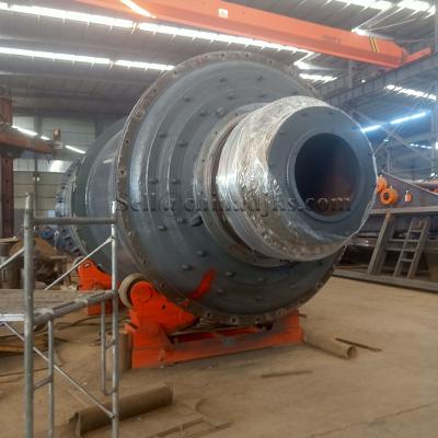 중국 2400*5500mm 모래 로드 분쇄기 20t/H 25 밀리미터 공급 판매용