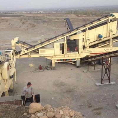 China Wheel Mounted Mobile Cone Crusher Plant 110mm Feeding For Hard Stone for sale