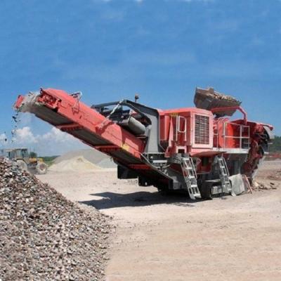 China Crawler Type Mobile Jaw Crusher Plant Wheel Mounted For Mining for sale