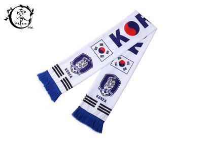 Cina Gli sport della coppa del Mondo del vello hanno stampato la sciarpa, sciarpa sublimata la Corea della squadra di calcio in vendita
