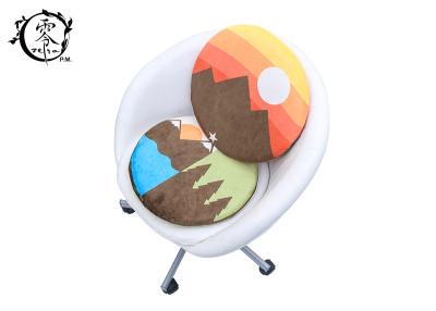 China Van de Kussenshoofdkussens van de zonsondergangzonsopgang de Decoratieve Zachte Ronde voor Korte de Pluche Lumbale Steun van Seat Te koop