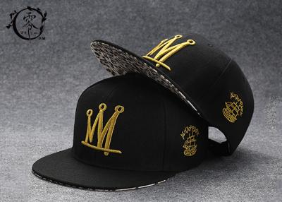 Cina I cappucci del rapper hanno stampato la dimensione regolabile del cappello uno della maglia dei berretti da baseball piani di Snapback di cappelleria in vendita