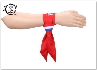 Cina Banda variopinta dei capelli della banda di polso della fascia di logo della bandiera della Russia della coppa del Mondo di progettazione con il logo su ordinazione in vendita