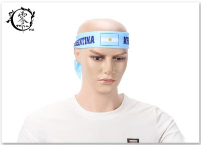 Cina Banda unisex dei capelli della banda di polso della fascia di logo della bandiera dell'Argentina della coppa del Mondo con il logo su ordinazione in vendita