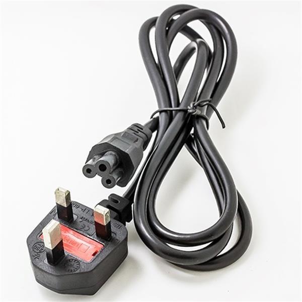 3PIN 1.5mコンピュータ モニターの電源コード3の熊手イギリスC5のプラグ