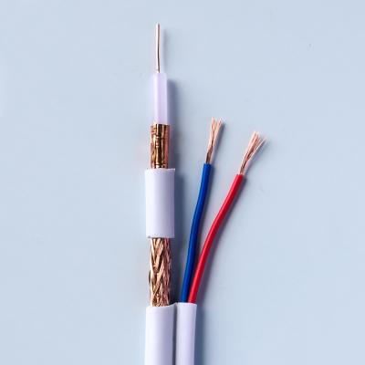 China Het Koperkabel van kabeltelevisie 100m Rg6 met de Isolatie van het Machtskoord FPE Te koop