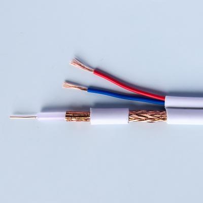 China Het Koperkabel van kabeltelevisie 100m Rg6 met de Isolatie van het Machtskoord FPE Te koop