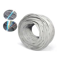 China Customized 300m FTP Cat5e Cable PVC Grey Bare Copper Wire for sale