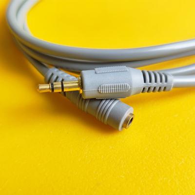 China Kort Koper 3.5mm van 1.5meter 3meter Mannetje aan Vrouwelijke Audiokabel Te koop