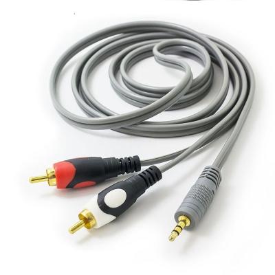 China OD 9.5mm 1.5m 3m 5m 3.5mm tot 2 RCA Stereokabel Te koop