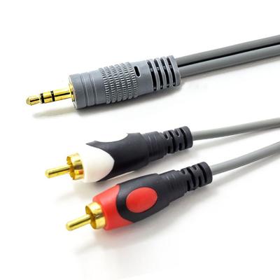China OD 9.5mm 1.5m 3m 5m 3.5mm tot 2 RCA Stereokabel Te koop