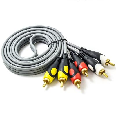 Китай 3 RCA медной проволоки 3 ядра к кабелю OD13.5mm RCA 3 стерео аудио продается
