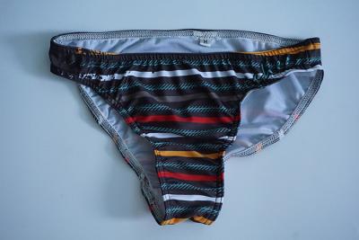 China Dye Sublimated Mens Swim Briefs With Drawstring And Full Lining for sale