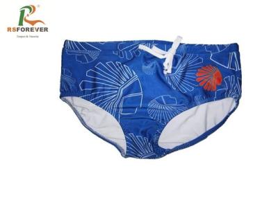 China Custom Made Sexy Mens Bikini Swimwear Blue Swimming Briefs Water Repellent for sale