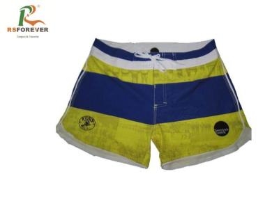 Cina Shorts del bordo delle donne elastiche stampate rapidamente asciutte che praticano il surfing serigrafia della spiaggia in vendita
