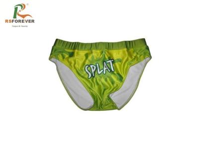 China Fast Drying Lycra Nylon Mens Bikini Swimwear With Elastic Band for sale