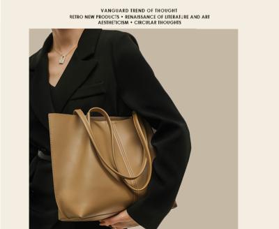 China 2023 new style women's shoulder tote bag large capacity commuter bag for sale