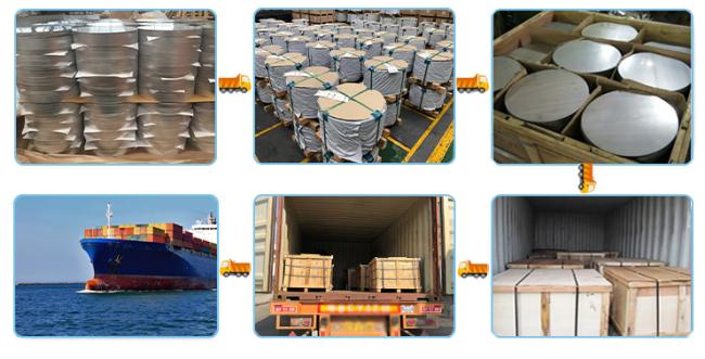 stainless steel circle shipping