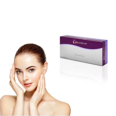 China Transparenter 2 ml Juvederm Dermal Filler Injizierbare Hyaluronsäure für feine Linien zu verkaufen